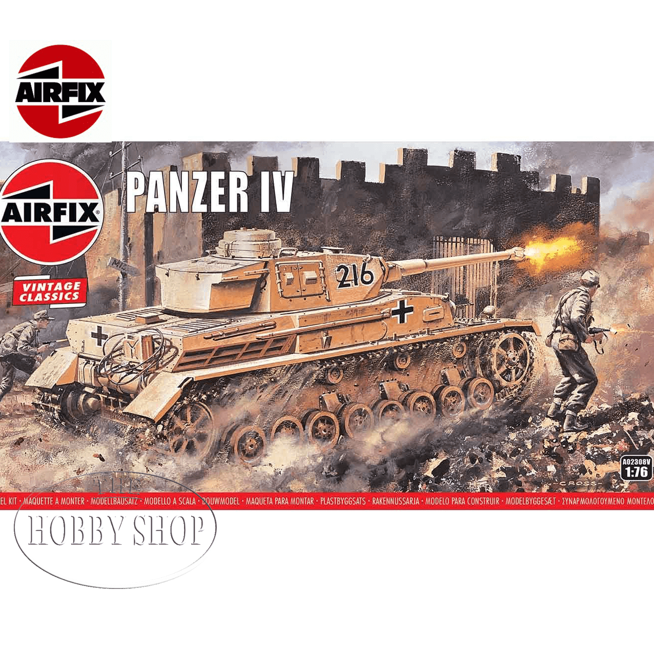 Airfix 1/76 Panzer IV Tank - The Hobby Shop