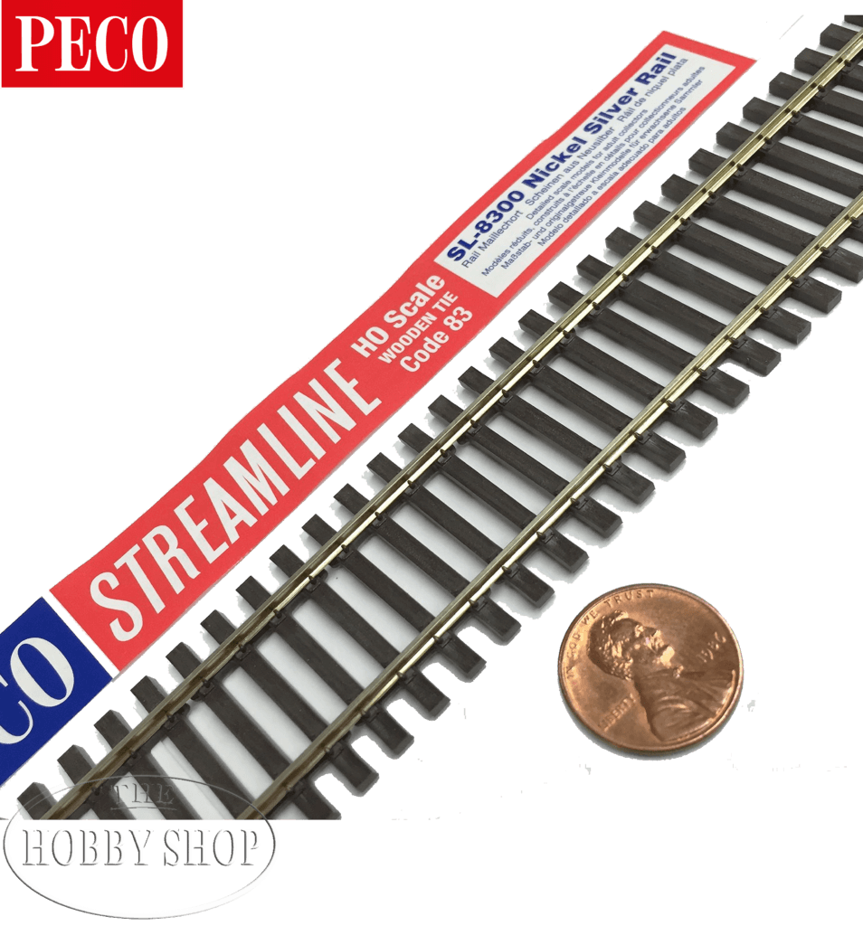 Peco HO/OO Code 83 Flexi Track Wooden Sleepers - The Hobby Shop