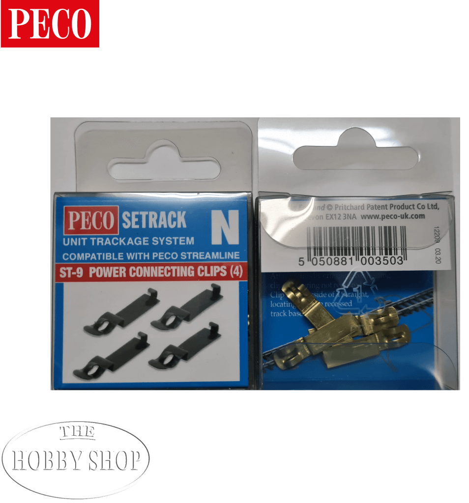 Peco N Power Connecting Clips - The Hobby Shop