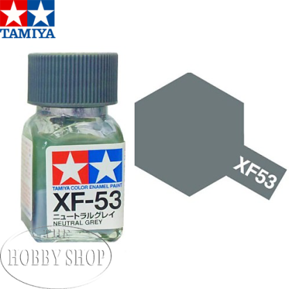 Tamiya XF-53 Flat Neutral Grey Enamel (10ml) - The Hobby Shop
