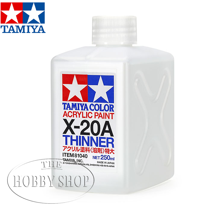 Tamiya Acrylic X-20A Thinner 250ml - The Hobby Shop