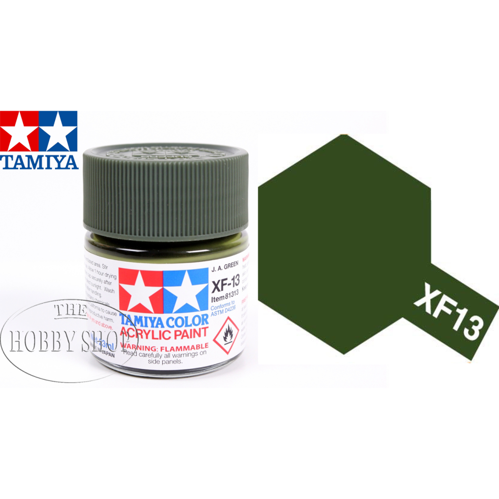Tamiya XF-13 JA green Acrylic (23ml) - The Hobby Shop