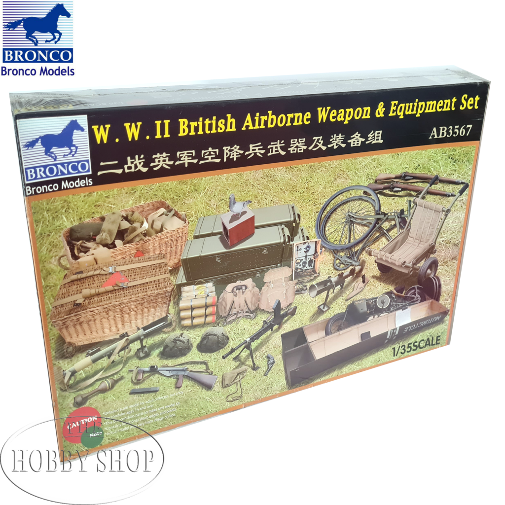 Bronco 1/35 WWII British Airborne Weapon & Eqipment Set - The Hobby Shop