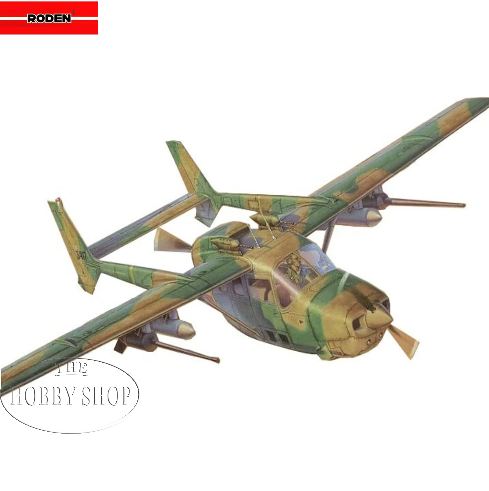 Roden 1/32 Cessna Type 337 Lynx Rodesian War - The Hobby Shop