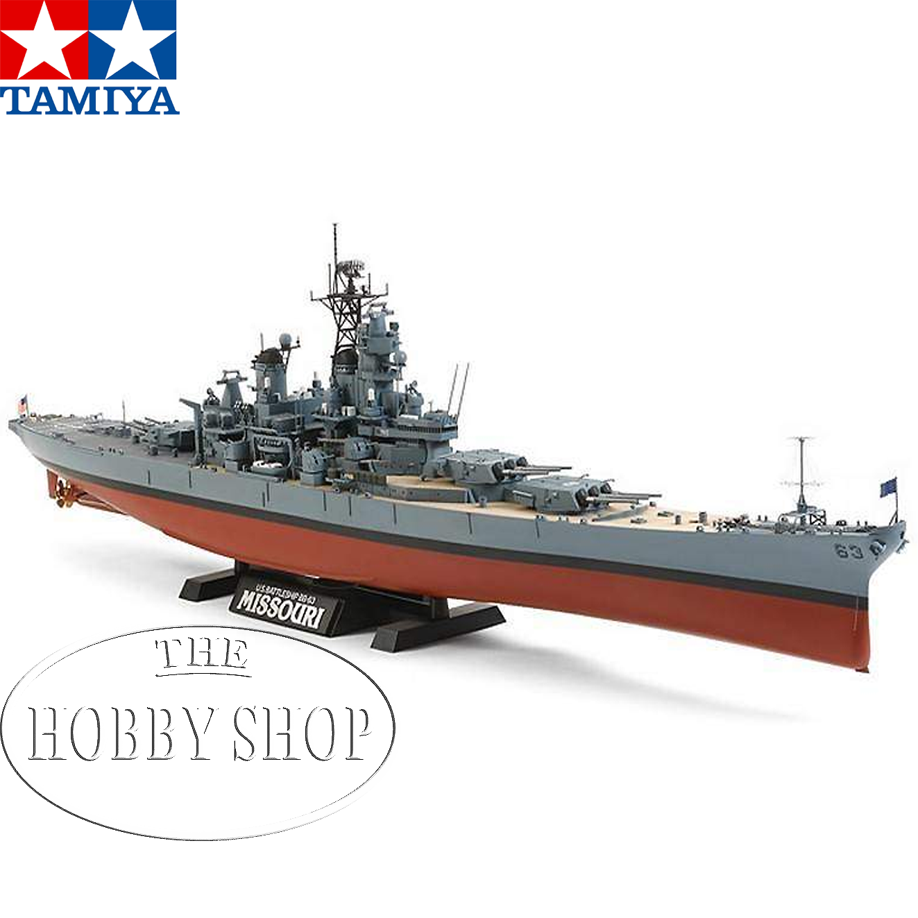 Tamiya 1/350 Missouri BB-63 US Battleship - The Hobby Shop
