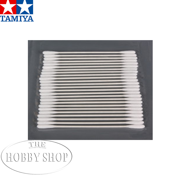 Tamiya Cotton Craft Swab (Round. Small) 50 pieces - The Hobby Shop