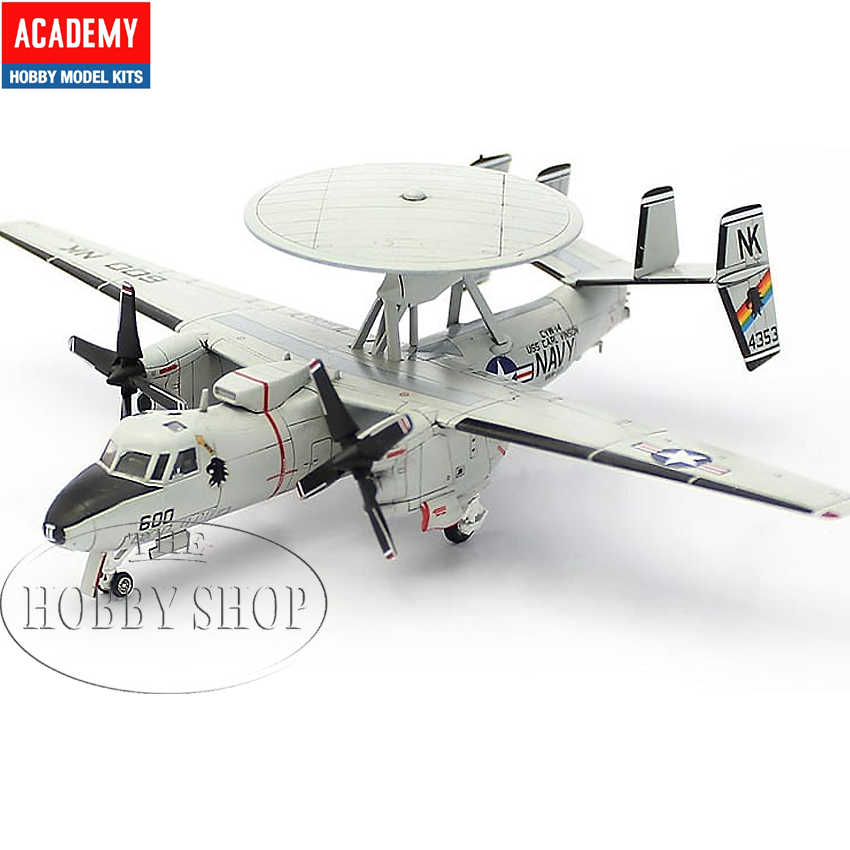 Academy 1/144 USN E-2C VAW-113 Hawkeye Black Eagle - The Hobby Shop