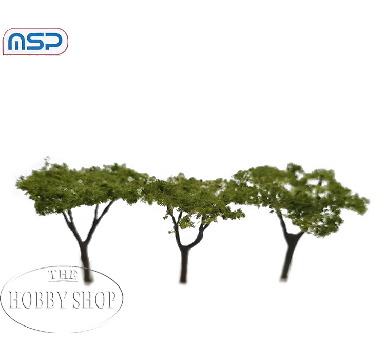 MSP Garden trees 35mm (x3) - The Hobby Shop