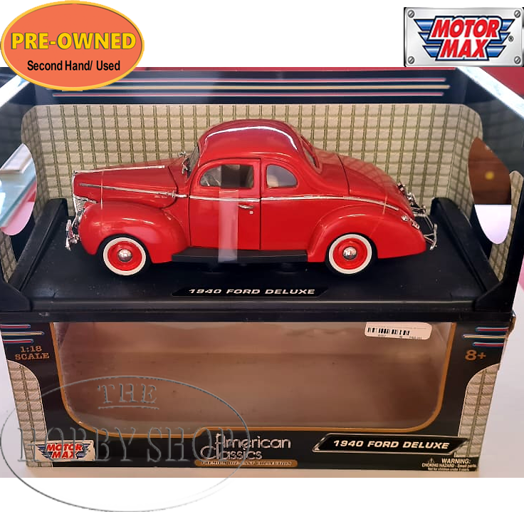 MotoMax 1/18 1940 Ford Delux Diecast (Pre-owned) - The Hobby Shop