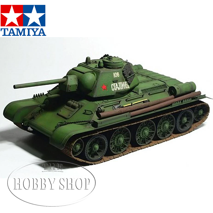 Tamiya 1/35 T34/76 Russian Tank - The Hobby Shop