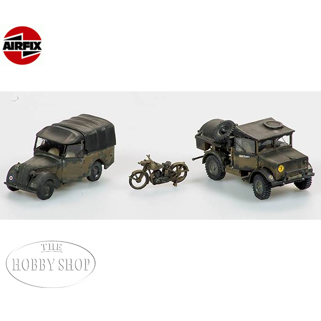 Airfix 1/72 WWII RAF Vehicle Set - The Hobby Shop